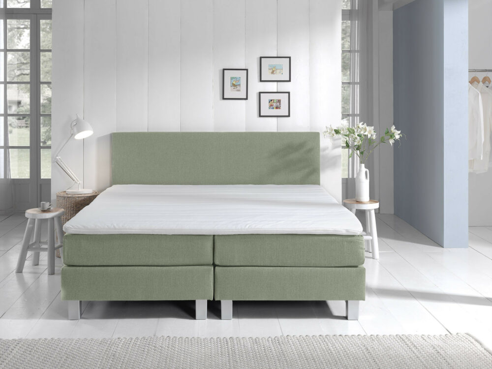 Boxspring Eefje - Groen - Nederlands Slaapcentrum